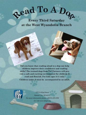 Read To A Dog | Kansas City, Kansas Public Library